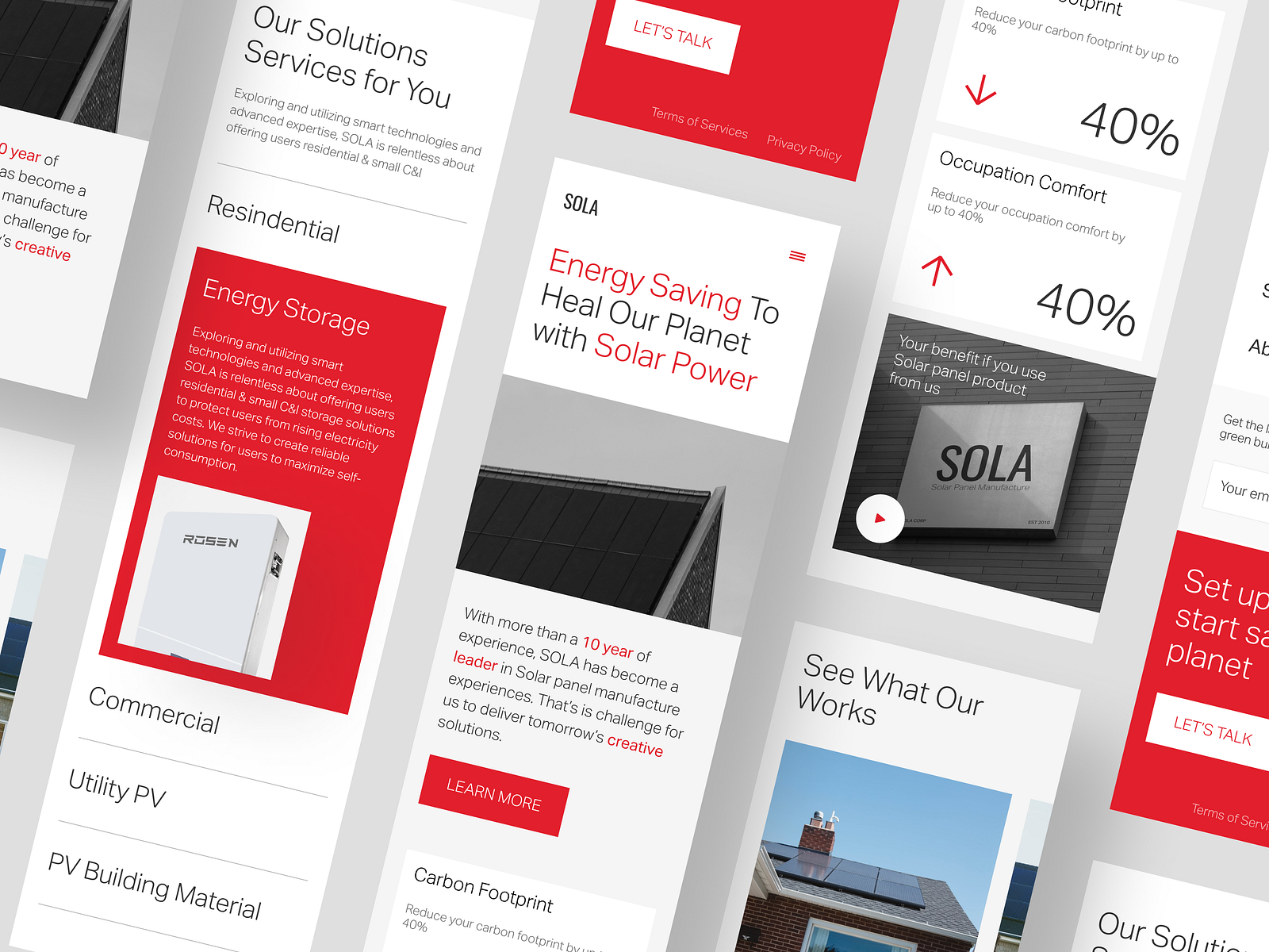 SOLA - Solar Panel Responsive Landing Page by Adhitya Putra for Hatypo ...