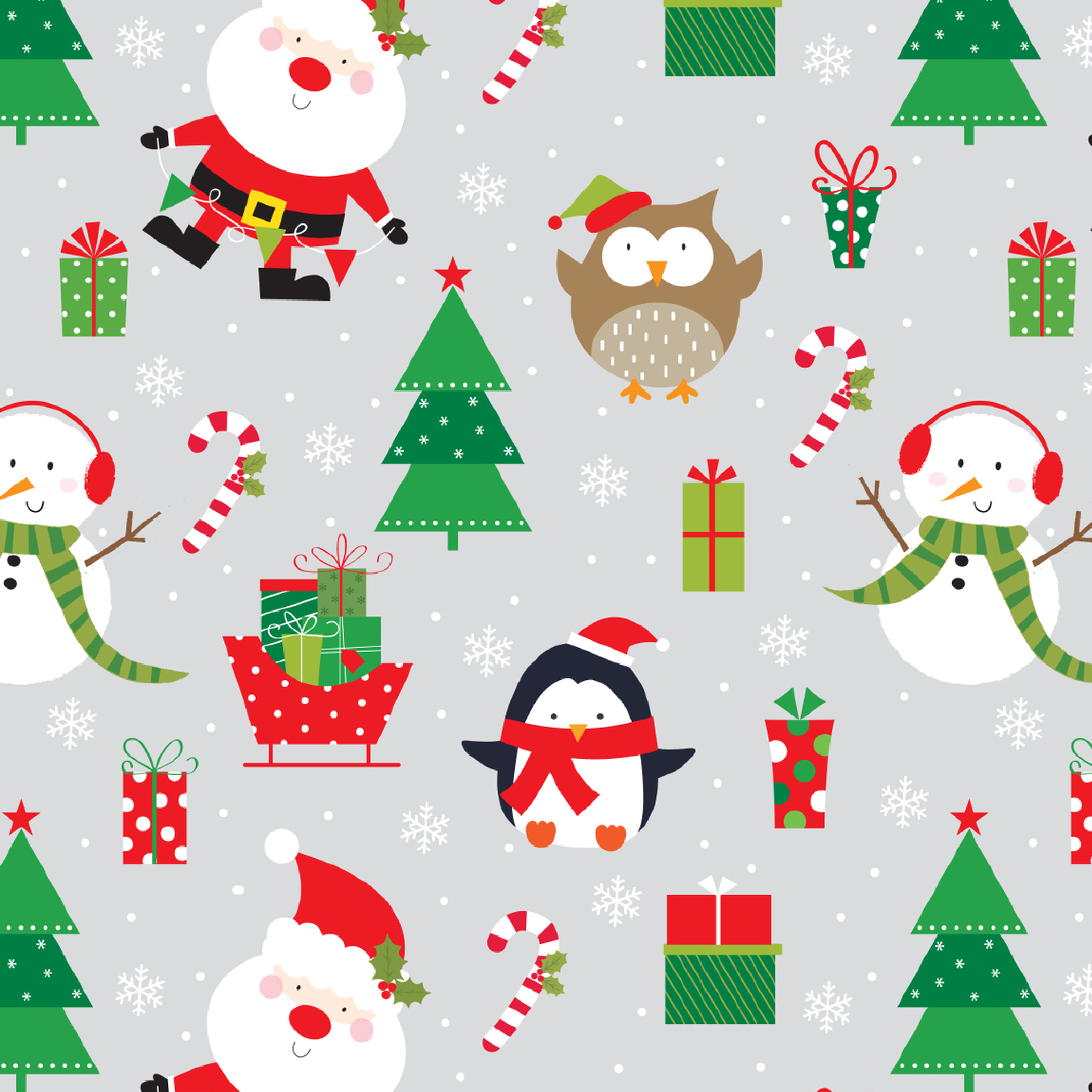 Christmas digital Pattern by Chaille on Dribbble