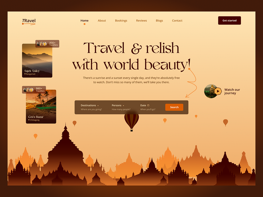 Browse thousands of Travel Website images for design inspiration | Dribbble