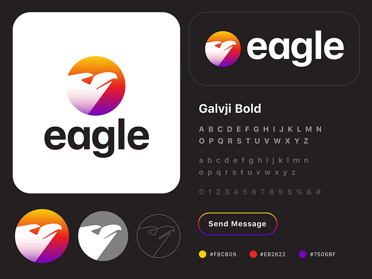 Eagle Logo and Style Guide by Mihai Dolganiuc on Dribbble