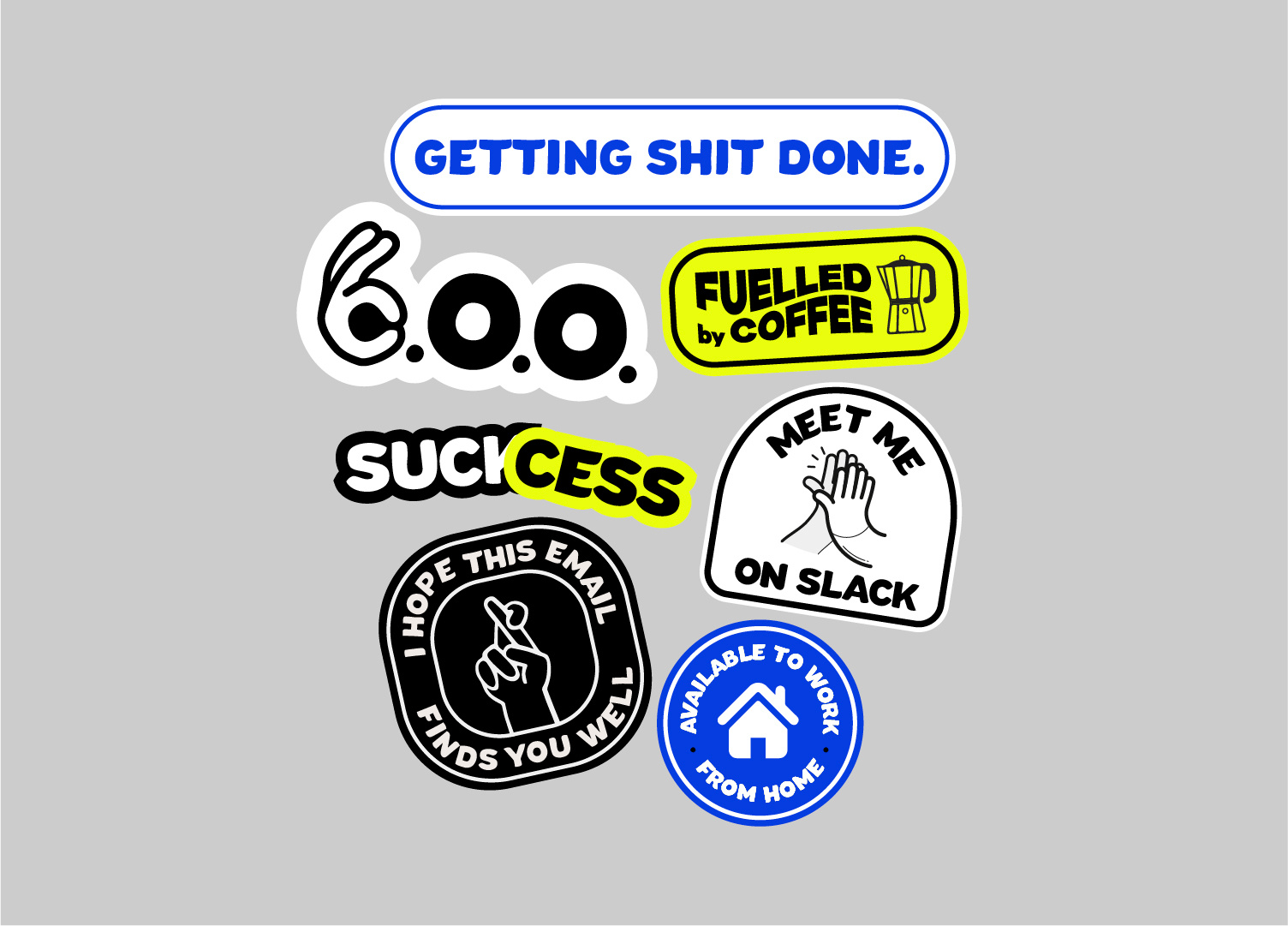 Remote Freelance Sticker Pack by Nuria Quero on Dribbble