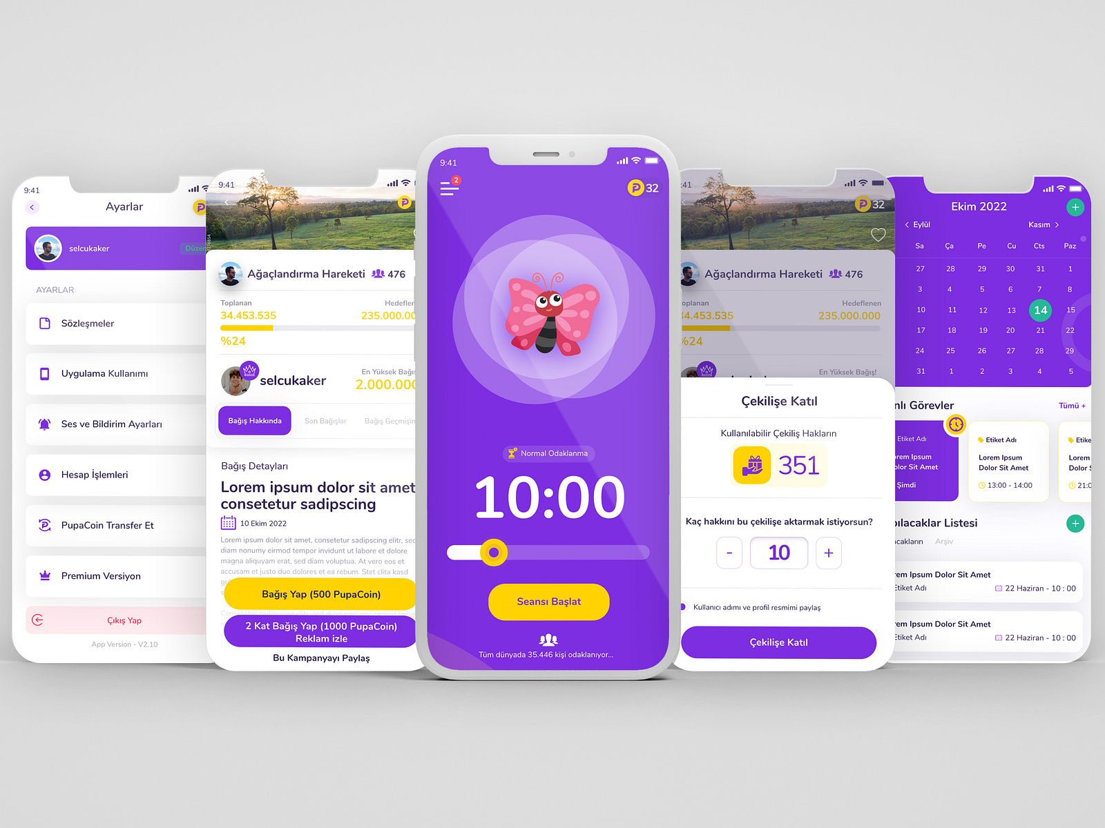 Mobile App Design by Selçuk AKER on Dribbble