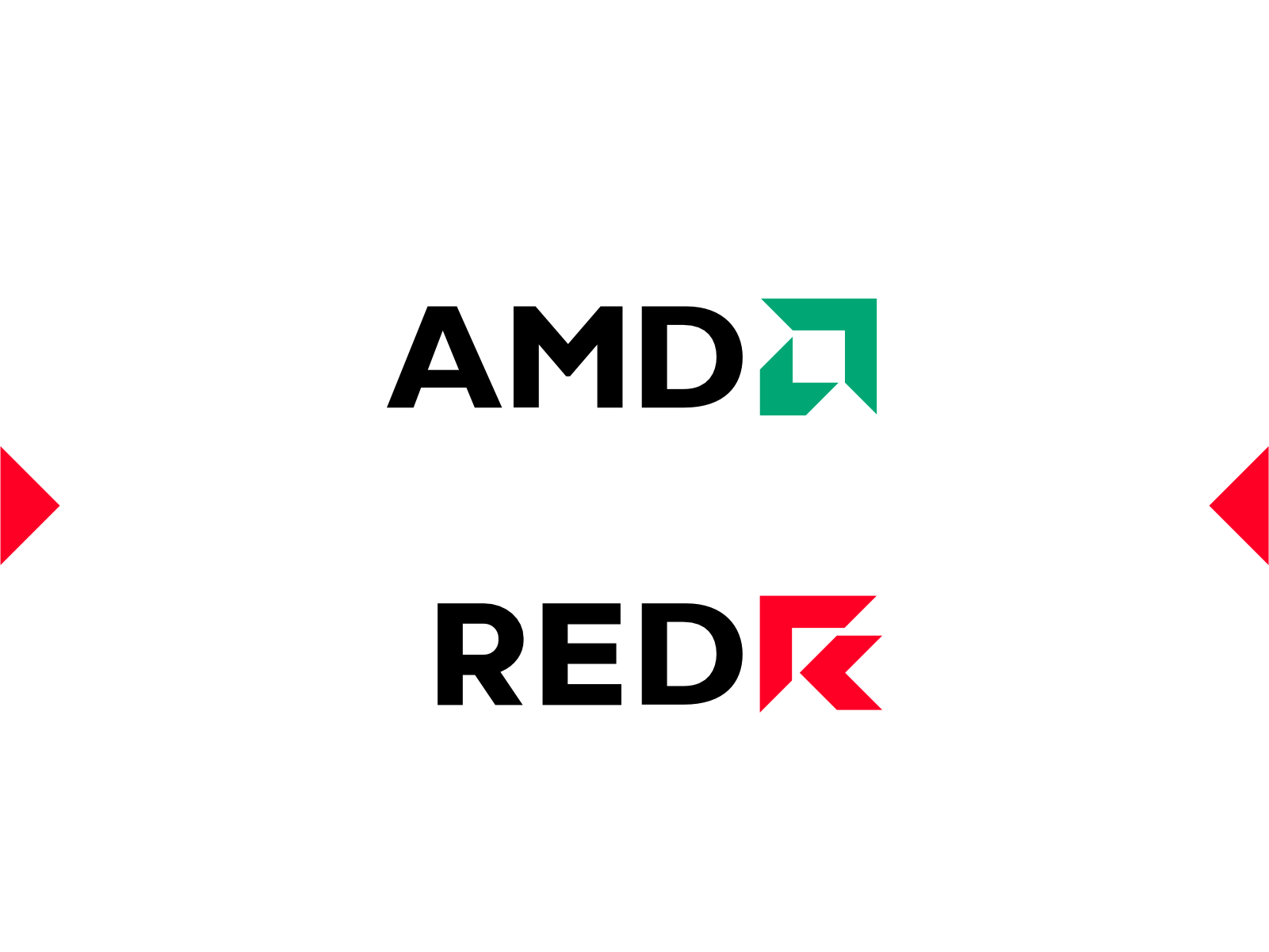 RED by AMD, computer & technology developer division logo design by ...