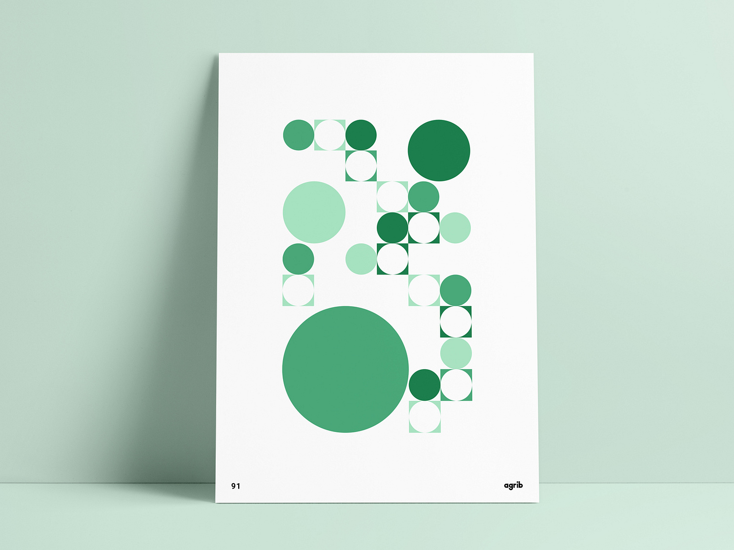 Circular Geometric Poster by Anthony Gribben on Dribbble