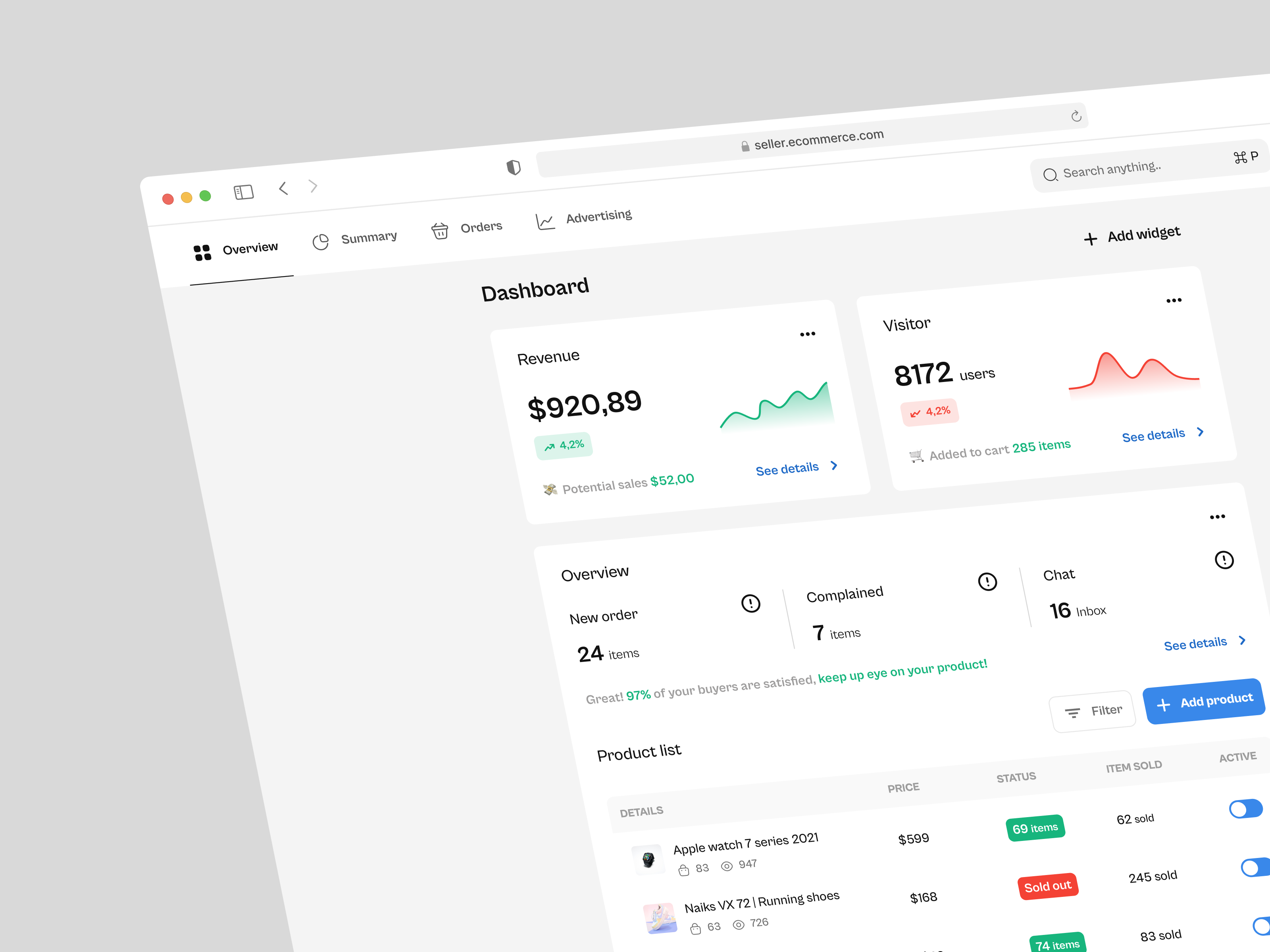 Sales Dashboard | Light mode & Dark mode by Muftagi Arm for Visoeal ...