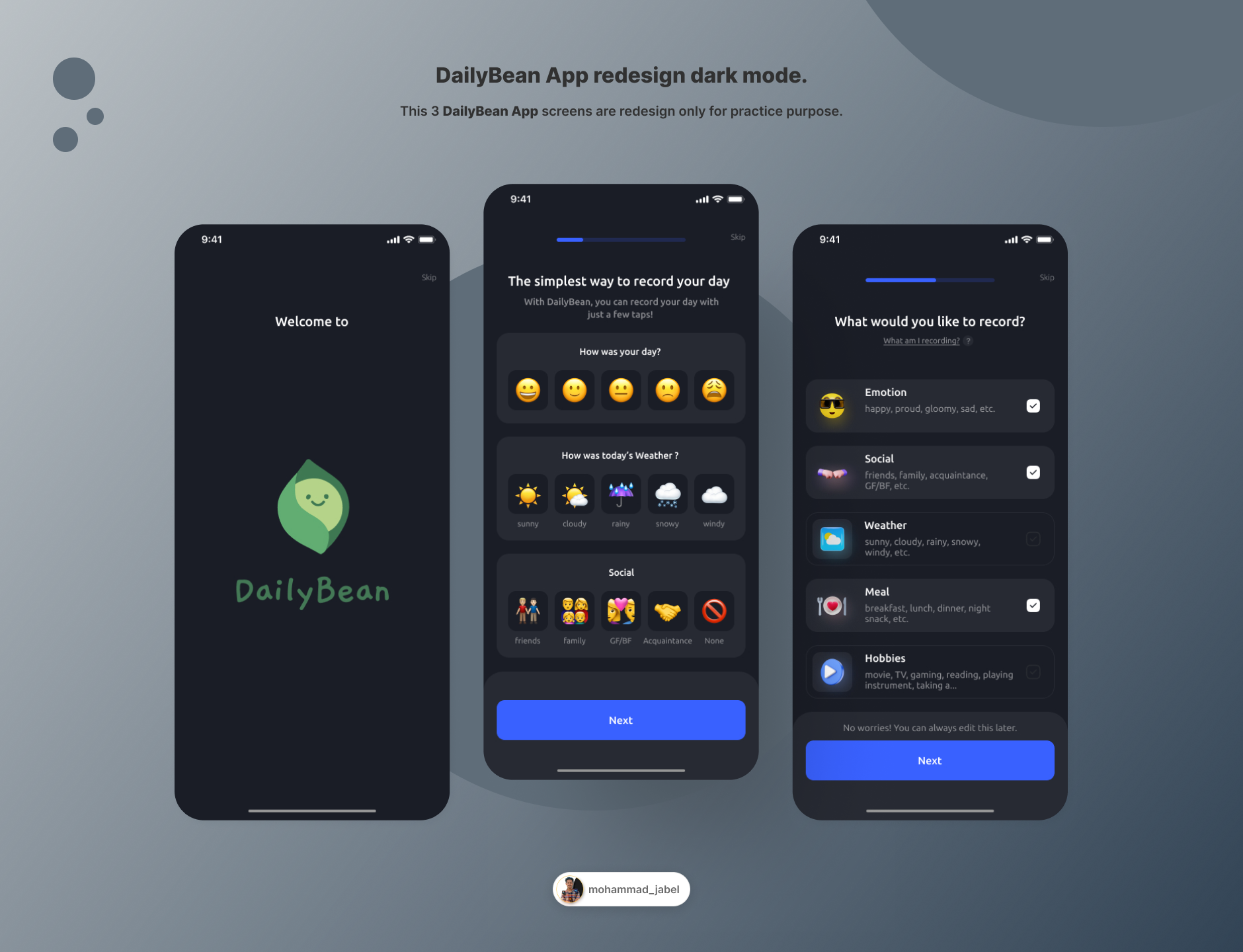 Daily Bean App Redesign by Jabel | UIUX & Web Design on Dribbble
