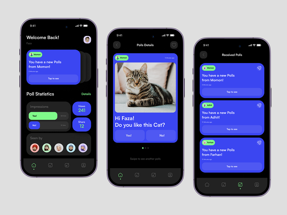 Voting App Designs Themes Templates And Downloadable Graphic Elements