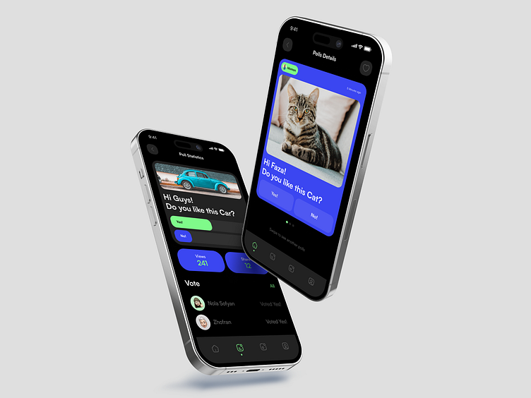 PingPoll - Polling App by Faza Dzikrulloh for Hatypo Studio on Dribbble