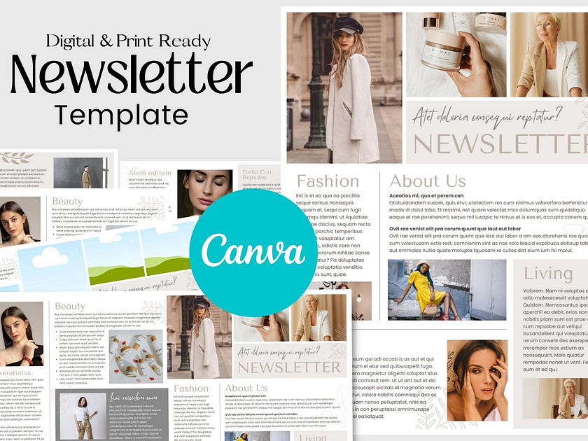 Canva Newsletter designs, themes, templates and downloadable graphic ...