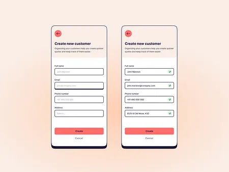 Mobile Form designs, themes, templates and downloadable graphic ...