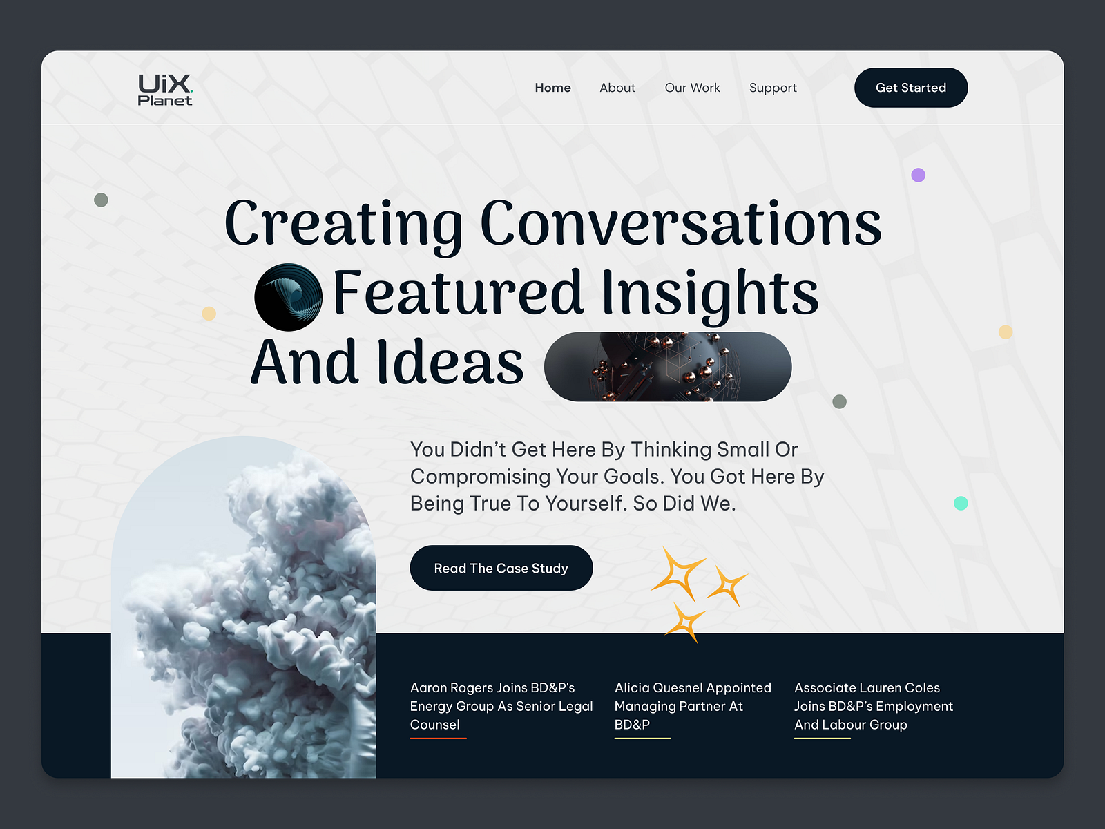 Creative Hero Section! by Soyikot Talukdar on Dribbble