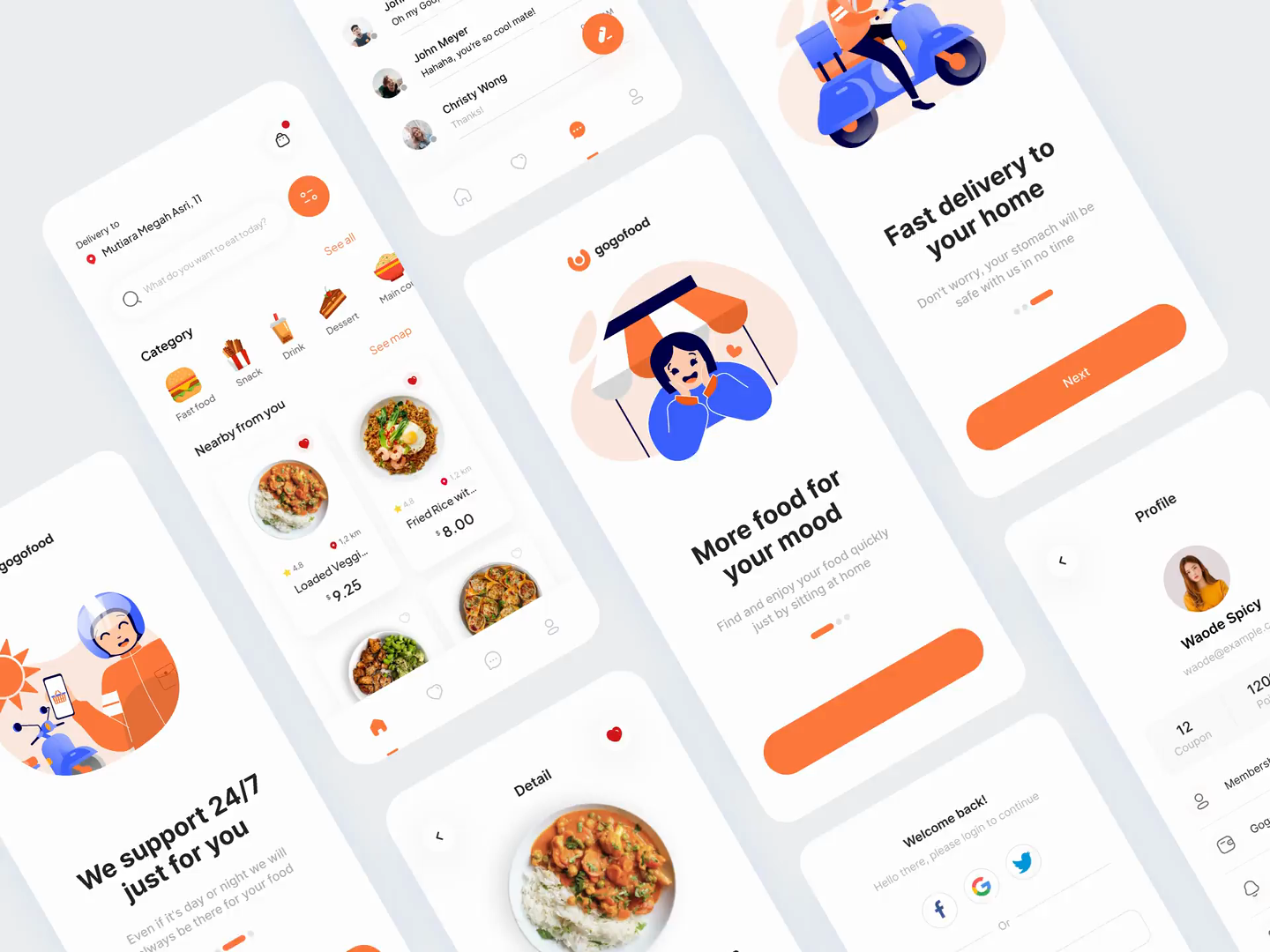 Gogofood Food Delivery Mobile App By Ananto Nugroho Putra For Korsa