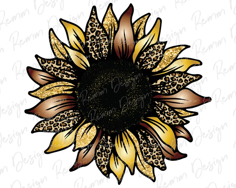 Leopard Sunflower Png, Sunflower Png by Remm Design on Dribbble