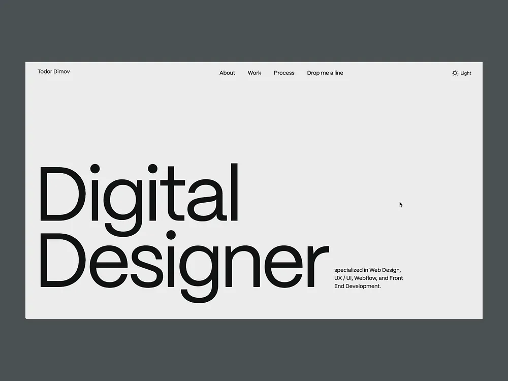 Minimal Portfolio designs, themes, templates and downloadable graphic ...