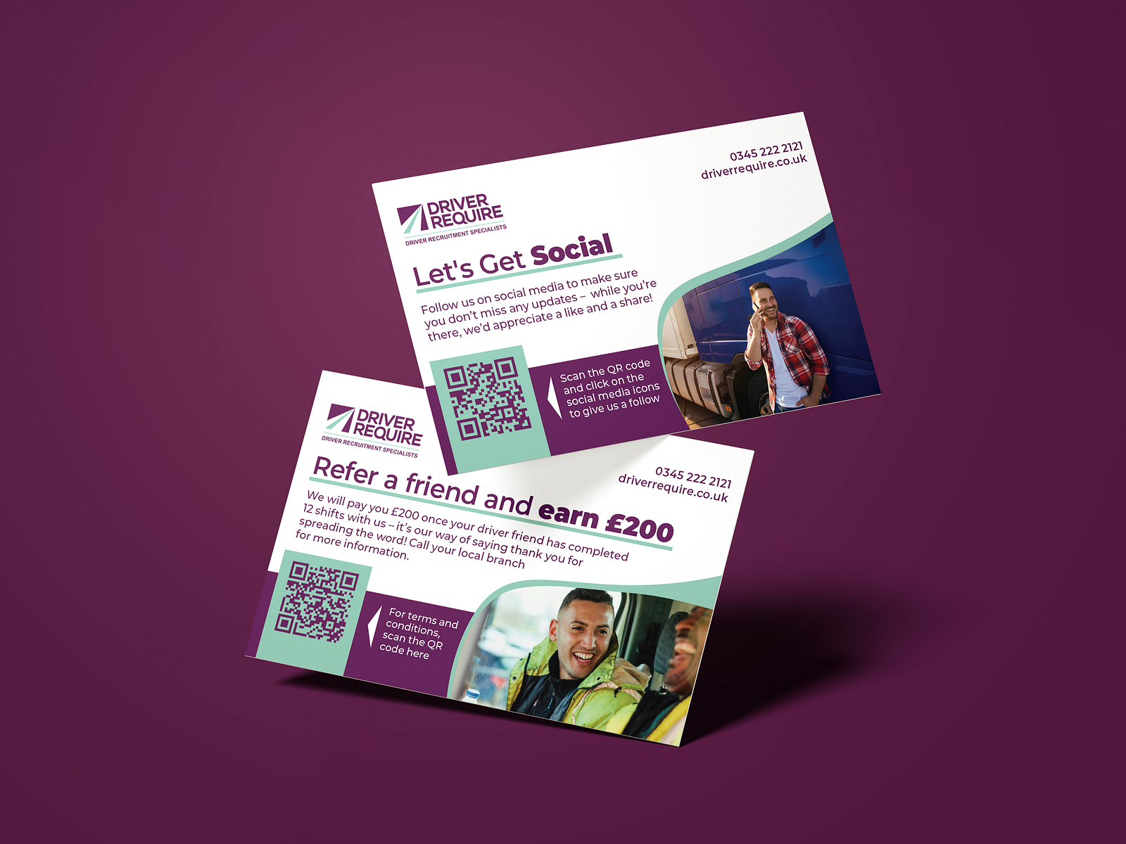 Referral Cards Design by Quentin Gilon for manypixels on Dribbble