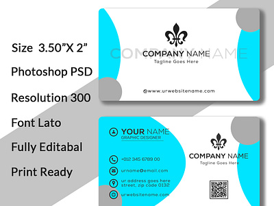 Luxury Business Visiting Card/Formal AceBlu Visiting Card Design by ...