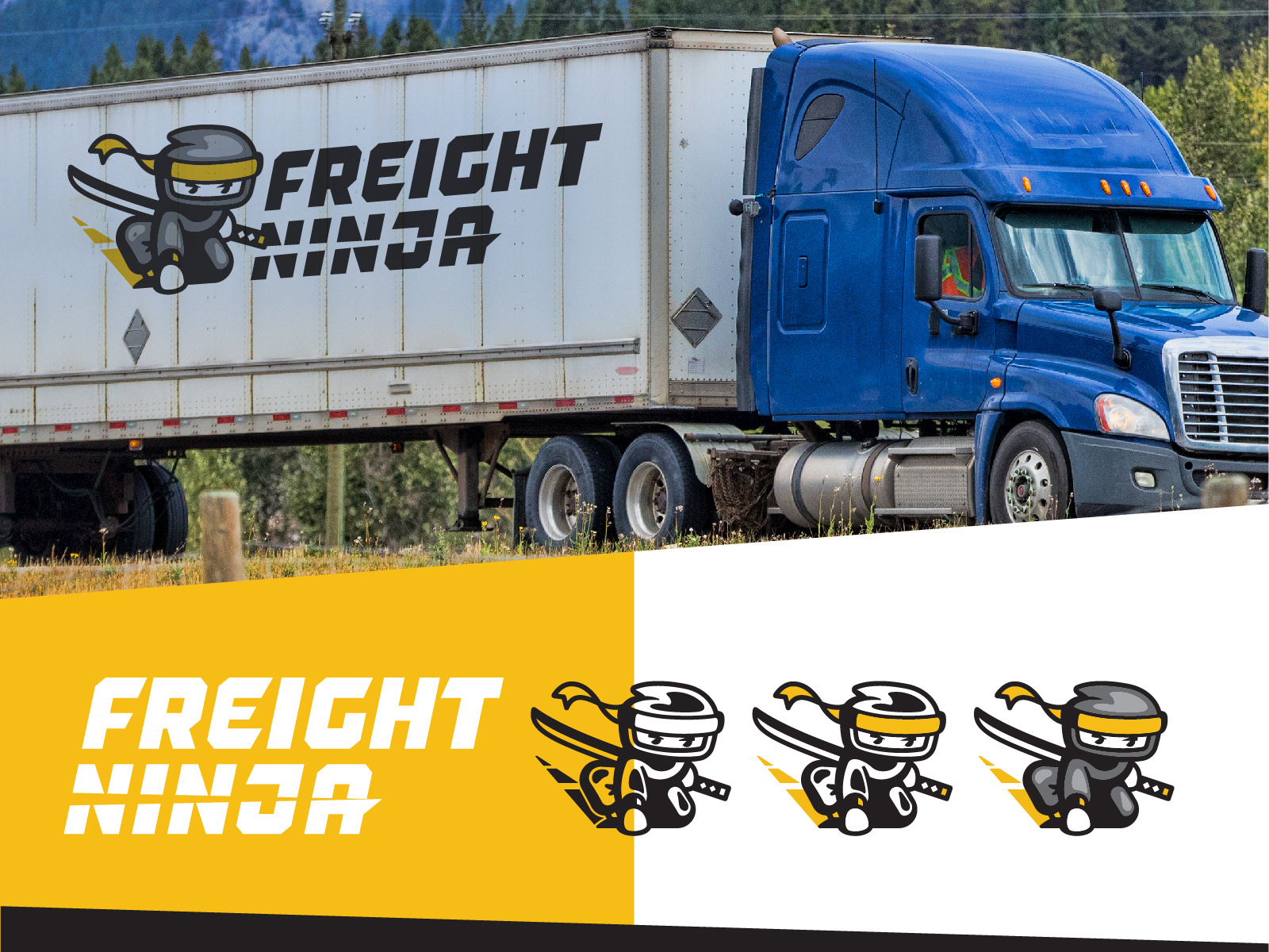 Freight Ninja :: Branding by Mathew Seibert for LLT Group on Dribbble
