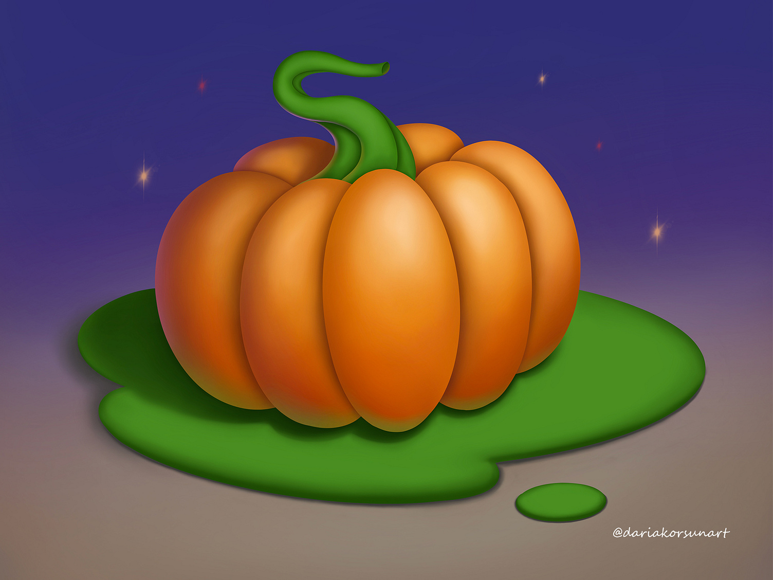 Magic Pumpkin. Casual game item. by Daria Korsun on Dribbble