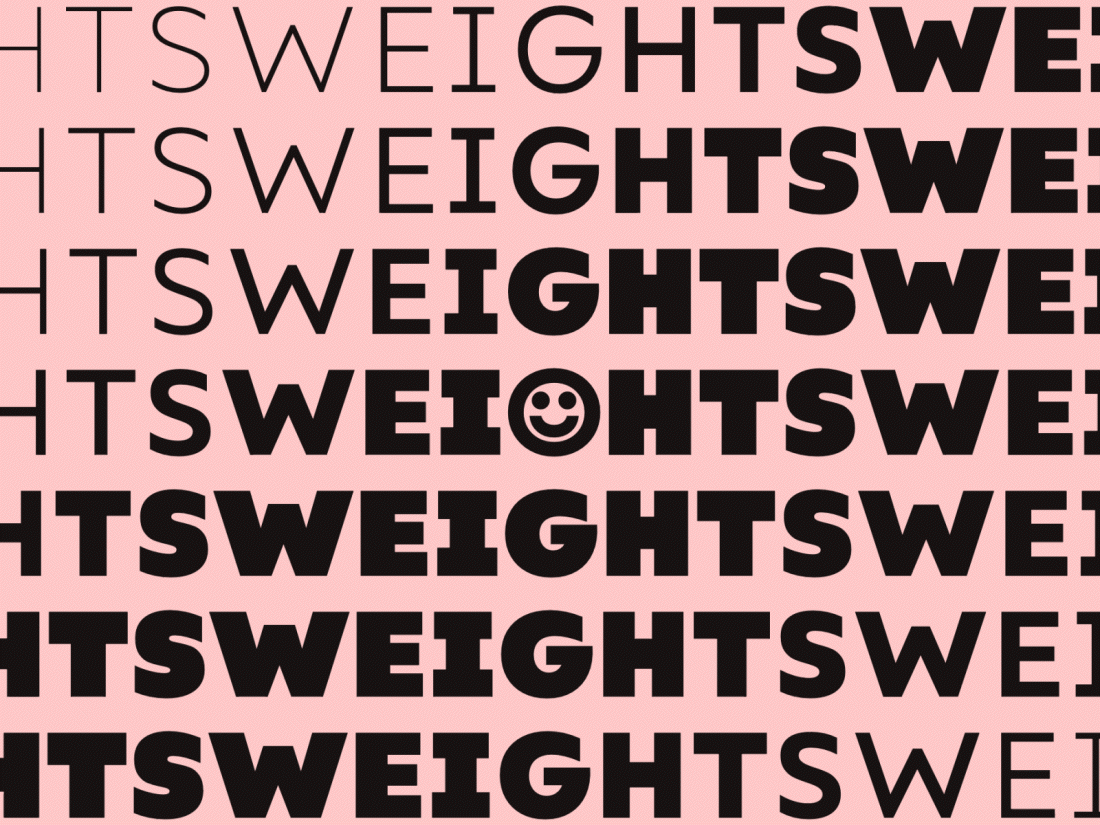 Weights – Variable Font Animation by Type forward on Dribbble
