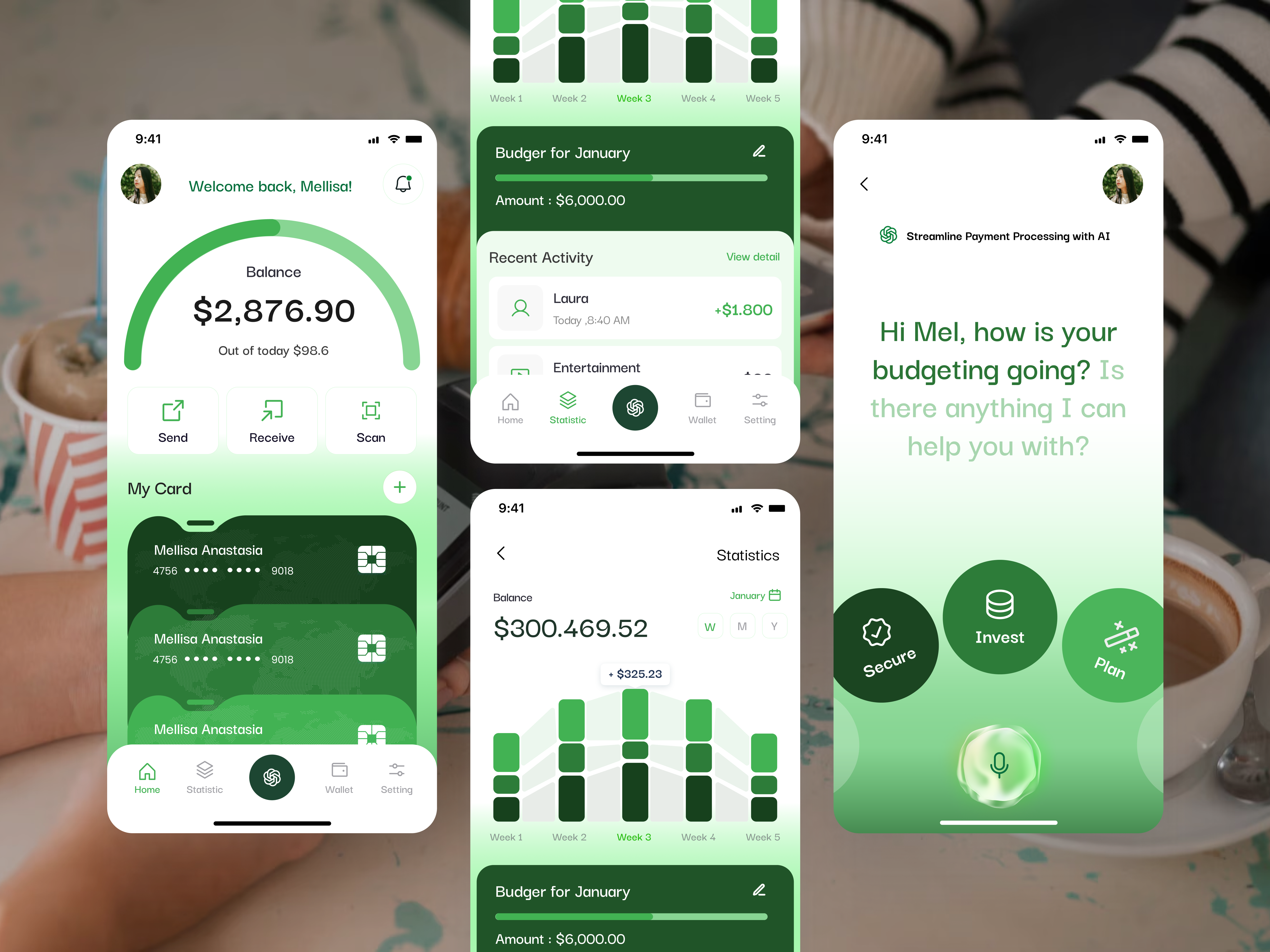 FinGenius - AI-Powered Finance App by Vektora UIUX for Vektora on Dribbble