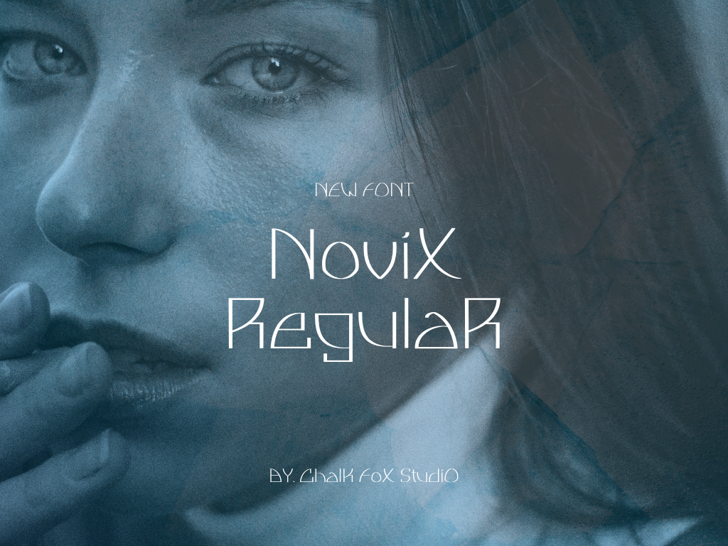 Novix Regular by Krystina Maixner on Dribbble