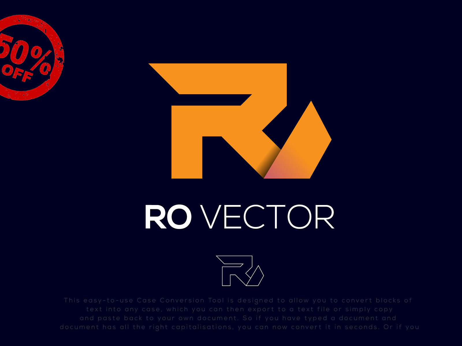 Ro vectop Logo by Robiul Islam on Dribbble