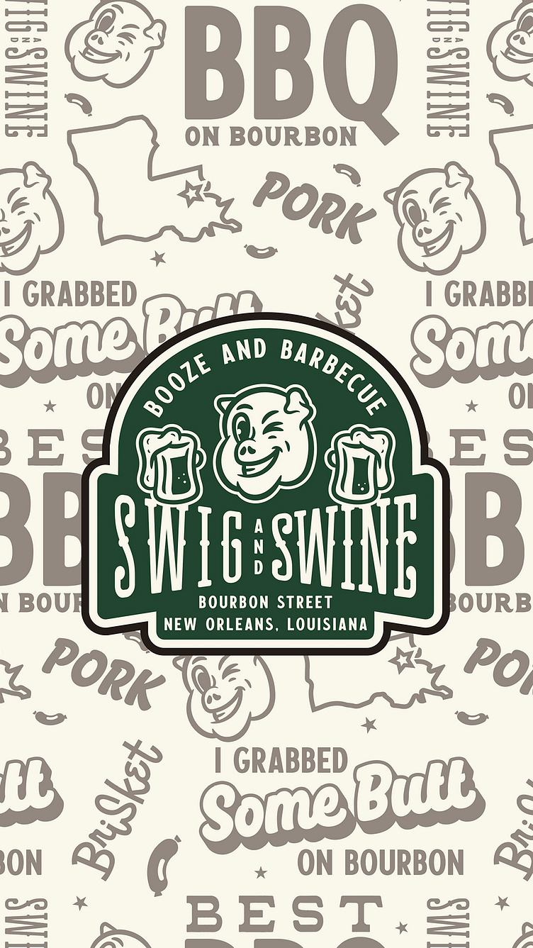 Swig and Swine - Branding Pack by Michael Deschenes - Undrafted Designs ...