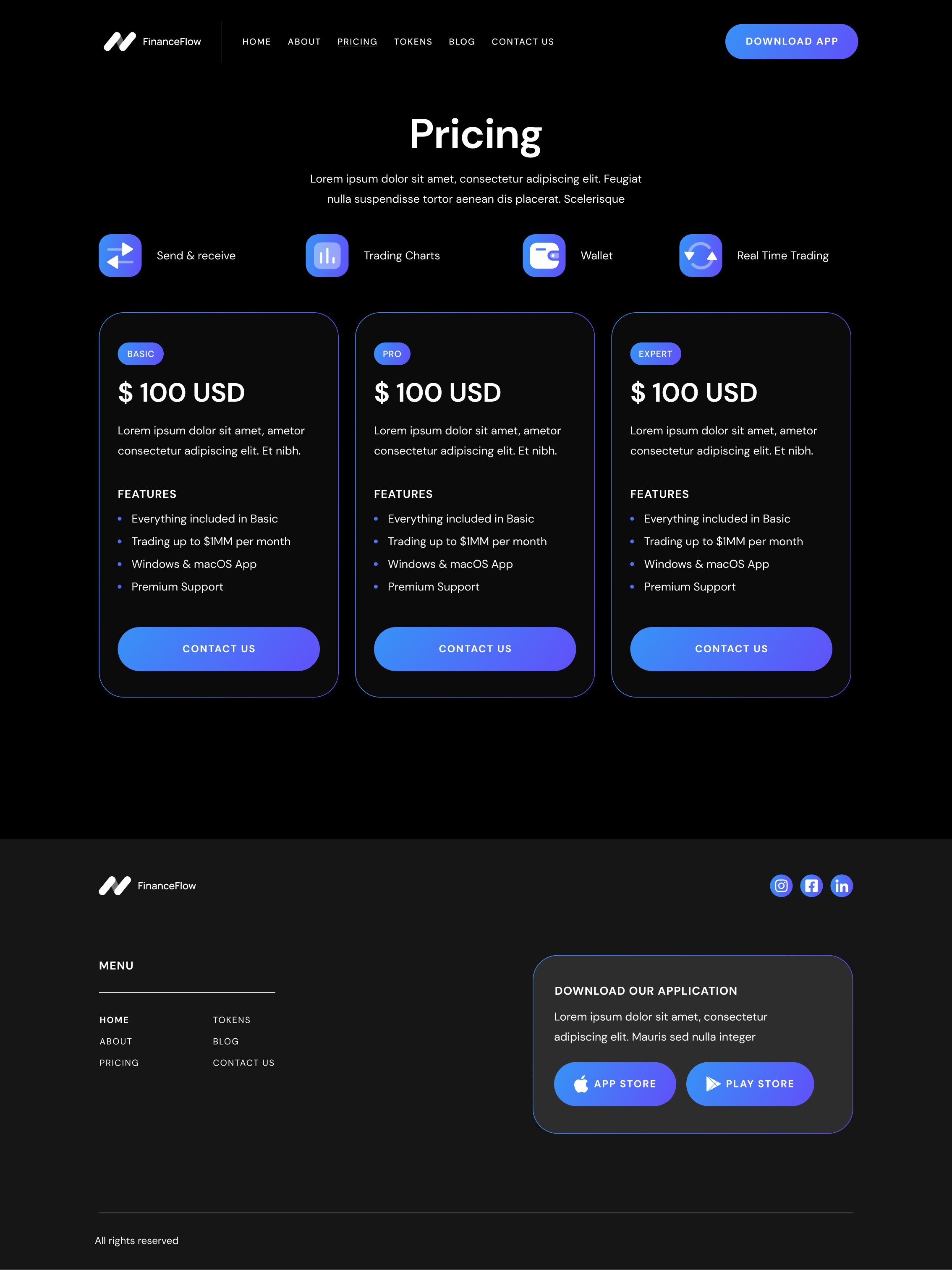 FinanceFlow Finance UX UI Website Design by Khang Pham on Dribbble