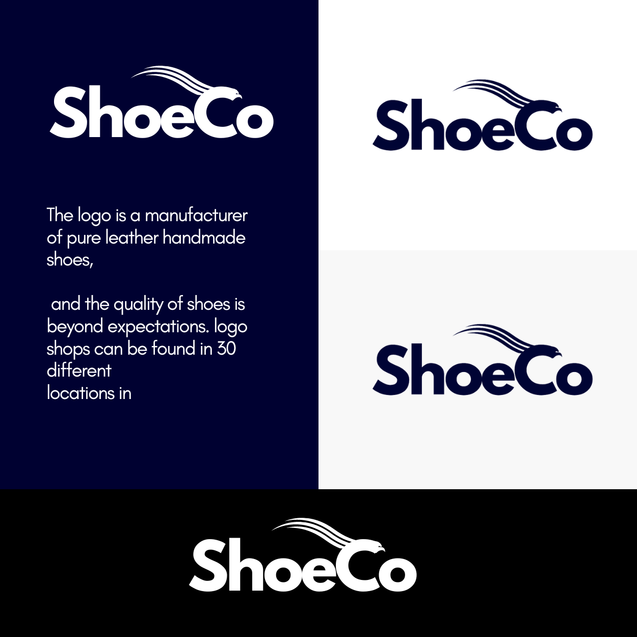 This is "shoeco" shoes company logo design. by naseeb zekani on Dribbble