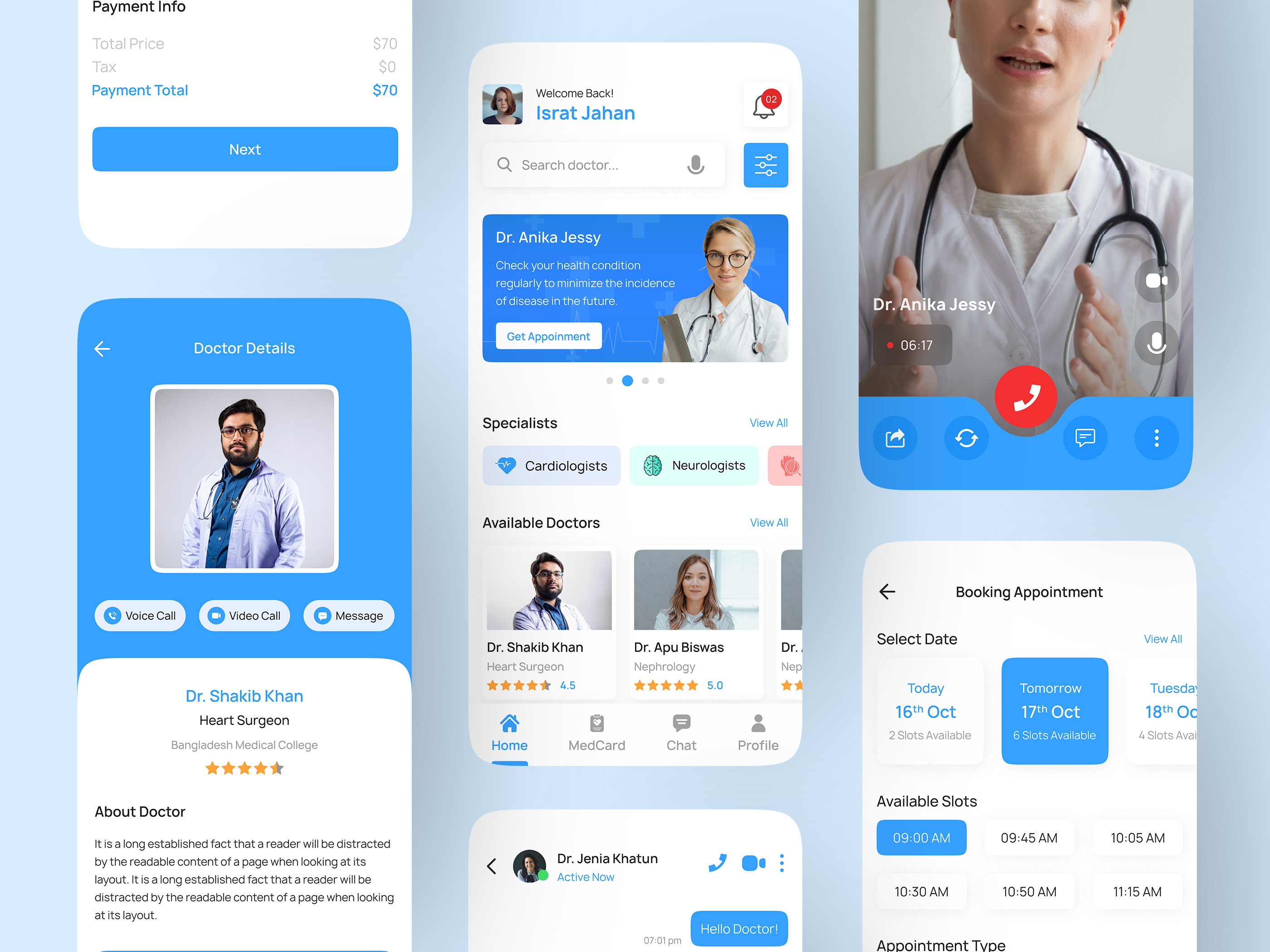 Doctor Finding App UI Design by Habibur Rahman on Dribbble