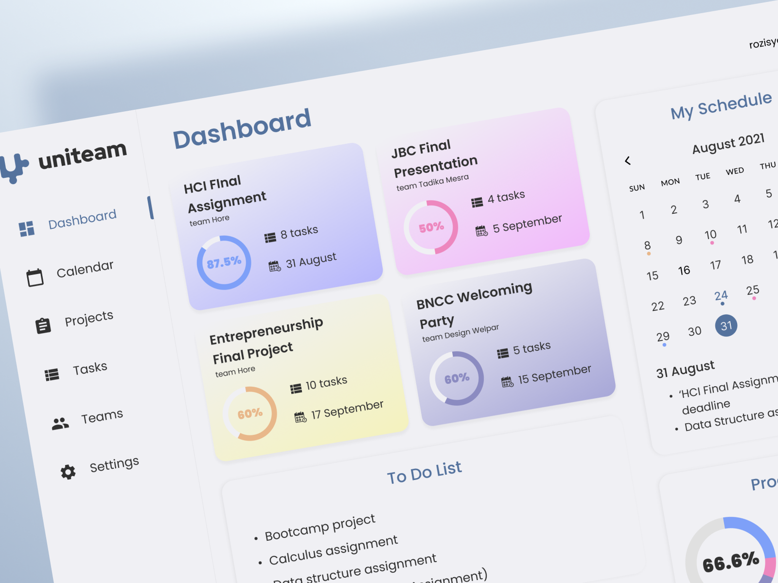 Uniteam by Andi Rozi Syafirah on Dribbble