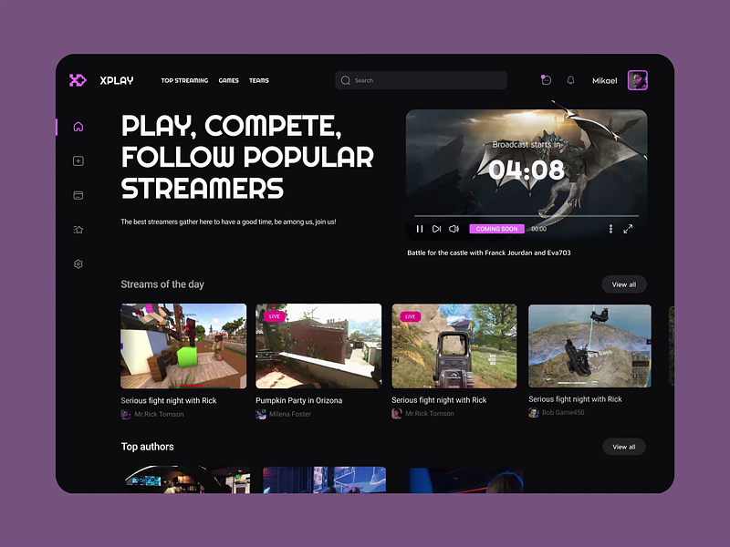 Video Streaming designs, themes, templates and downloadable graphic ...