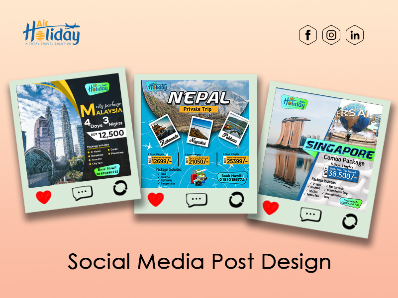 Social Media Post by Zayed Chowdhury on Dribbble