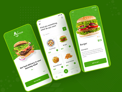 Food App Design by Sajib Ahmed on Dribbble