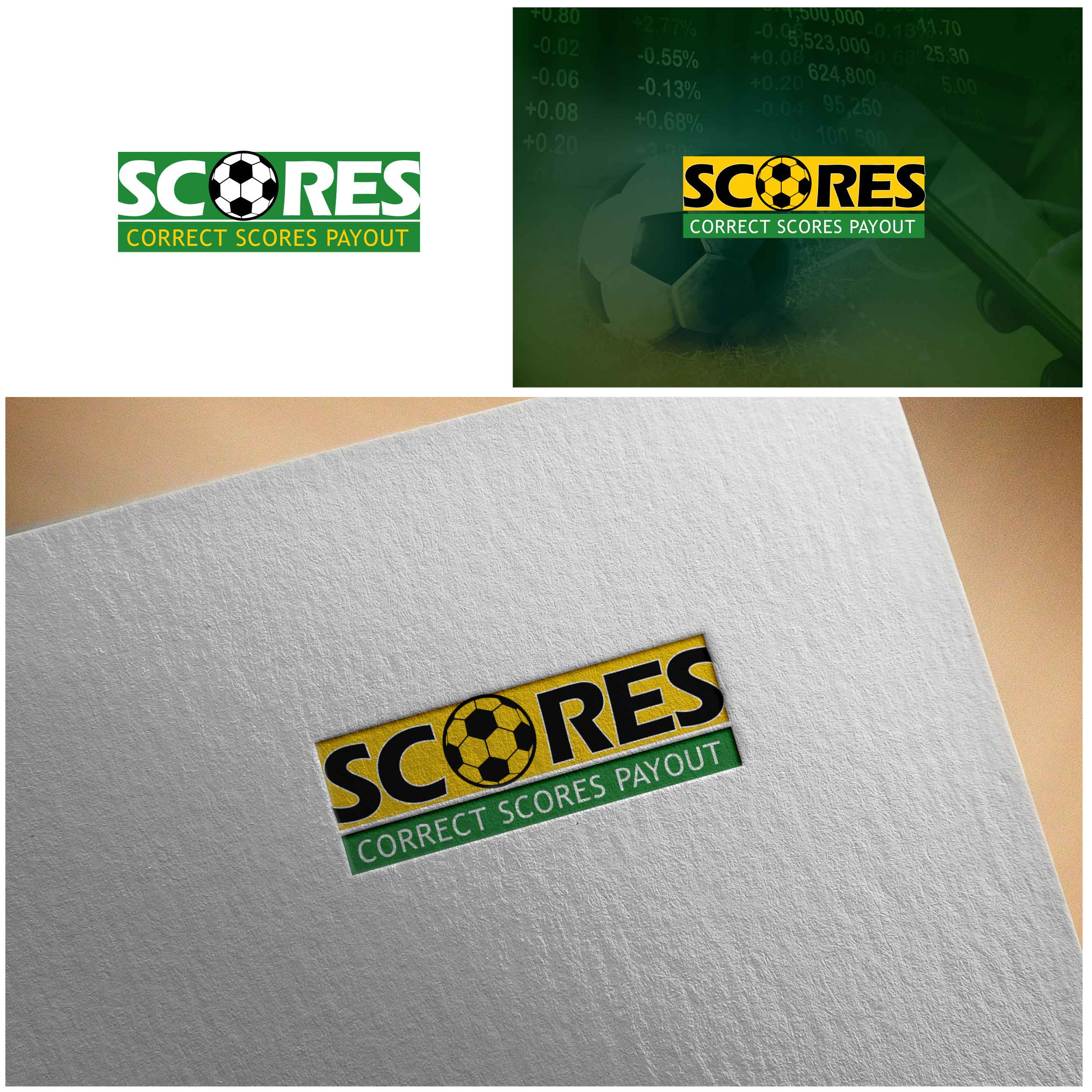 Scores Logo- Online Football match Logo by Robiul Islam on Dribbble