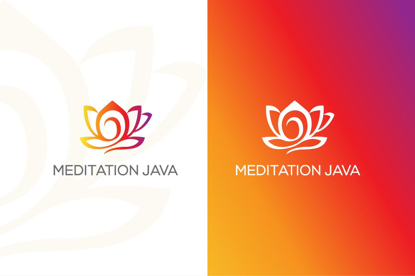 Meditation Java Logo design. by Md Nur Uddin Sarker (NADIM) on Dribbble