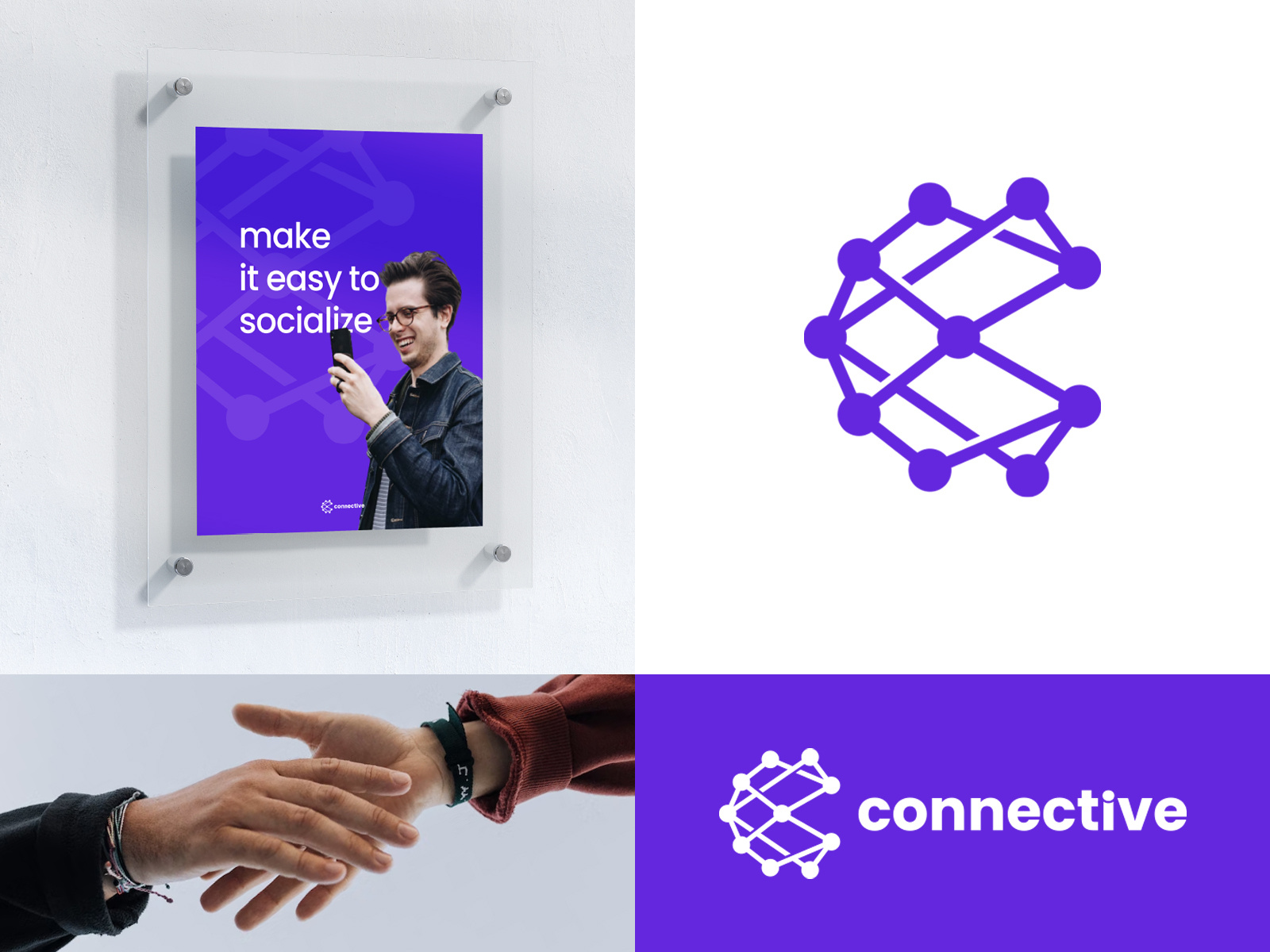 Connective Logo by Afifudin Zuhri for Rukuru Studio on Dribbble