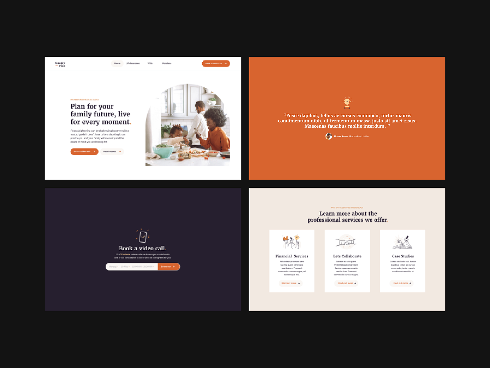 Simply Plan — Website by Christopher Bailey on Dribbble