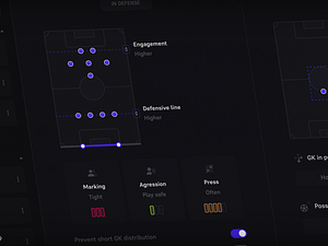 Football Manager - Tactic Screen redesign • Case Study by Piotr Kosmala ...