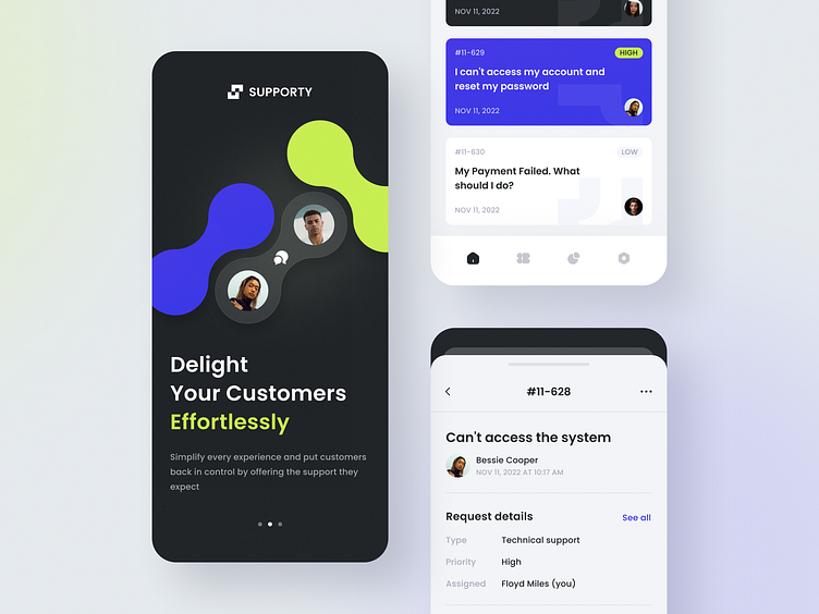 Supporty - Customer Support Mobile App by Arounda Mobile for Arounda ...
