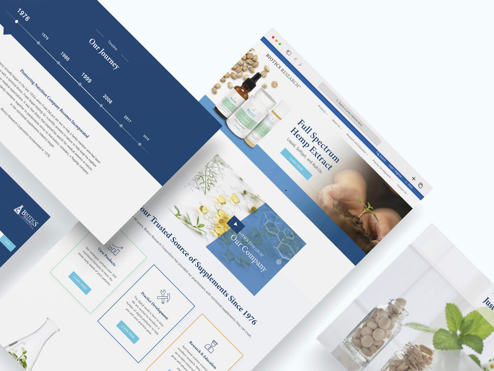 Biotics Research - Website Design by Wow Design on Dribbble