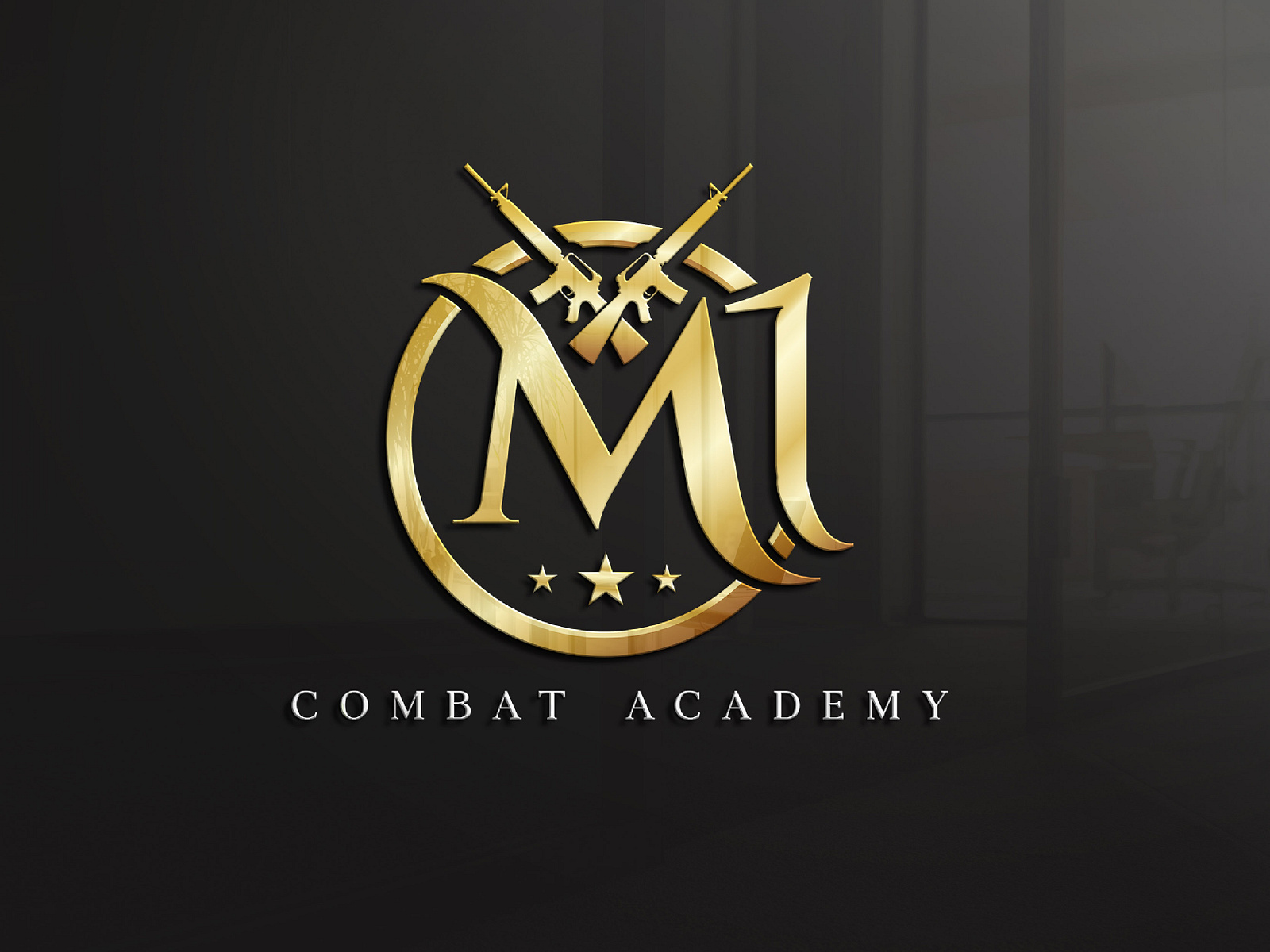 M1 COMBAT ACADEMY LOGO DESIGN by HAMIDA BEGUM on Dribbble