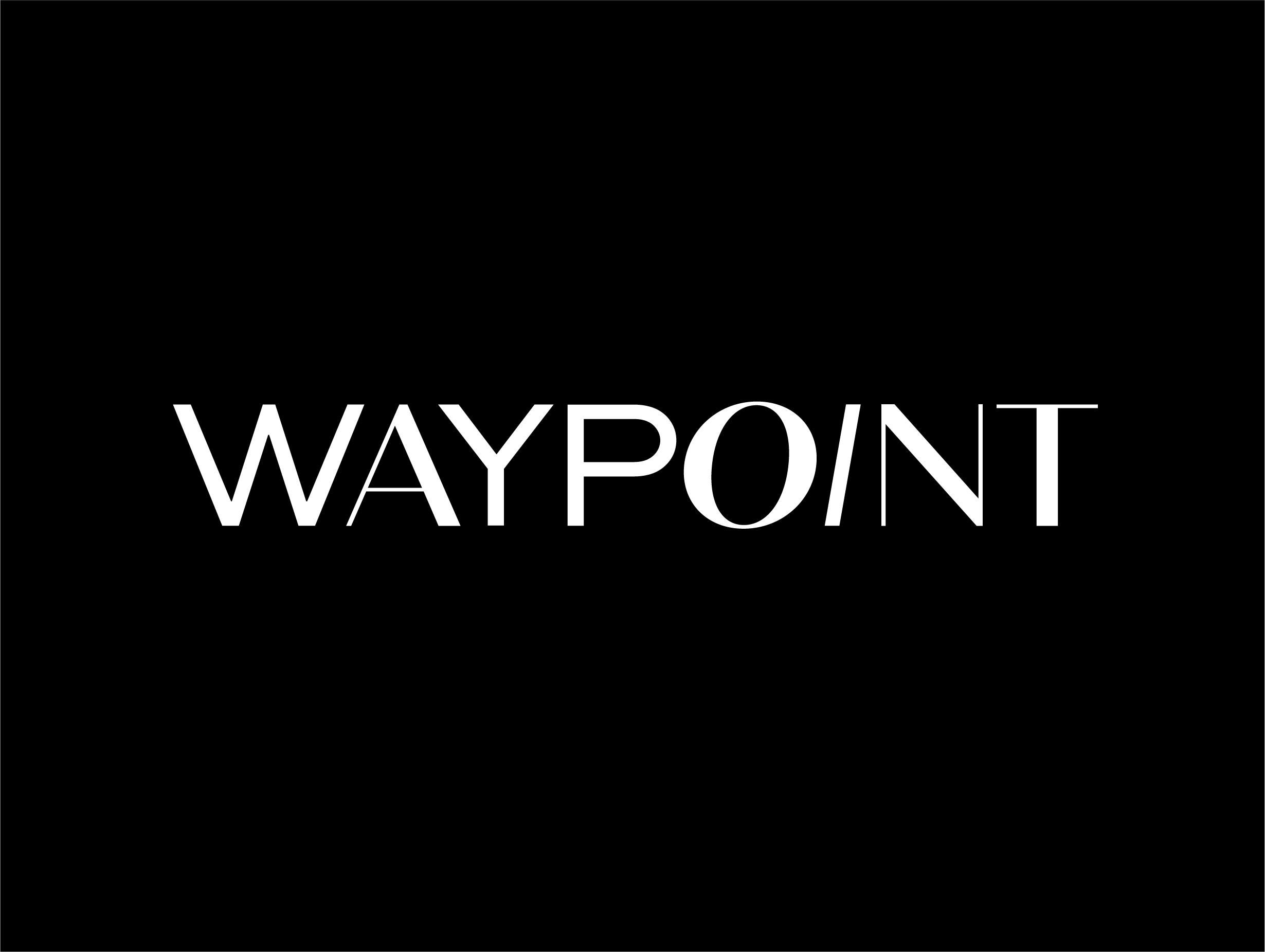 Waypoint Typography logo by Kevin Craft on Dribbble