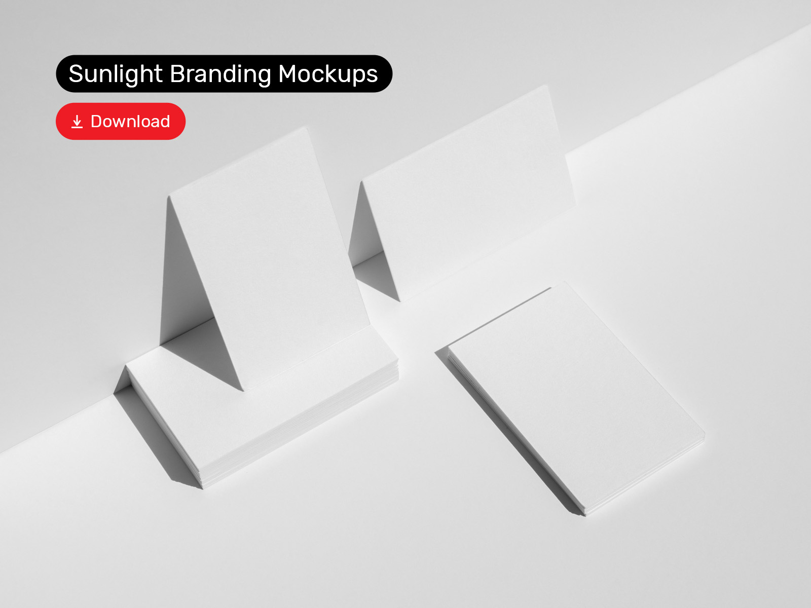 Sunlight Branding Mockups PSD Scene by Mr.Mockup™ on Dribbble