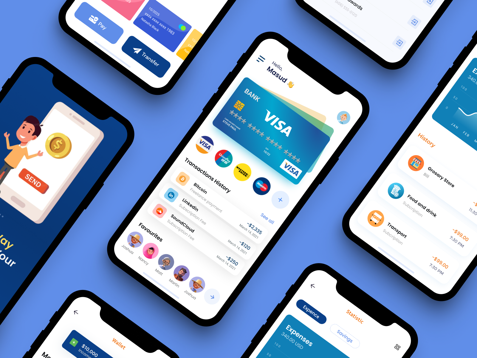 Finance Mobile App Ui Design Fintech App By Md Masud Rana On Dribbble
