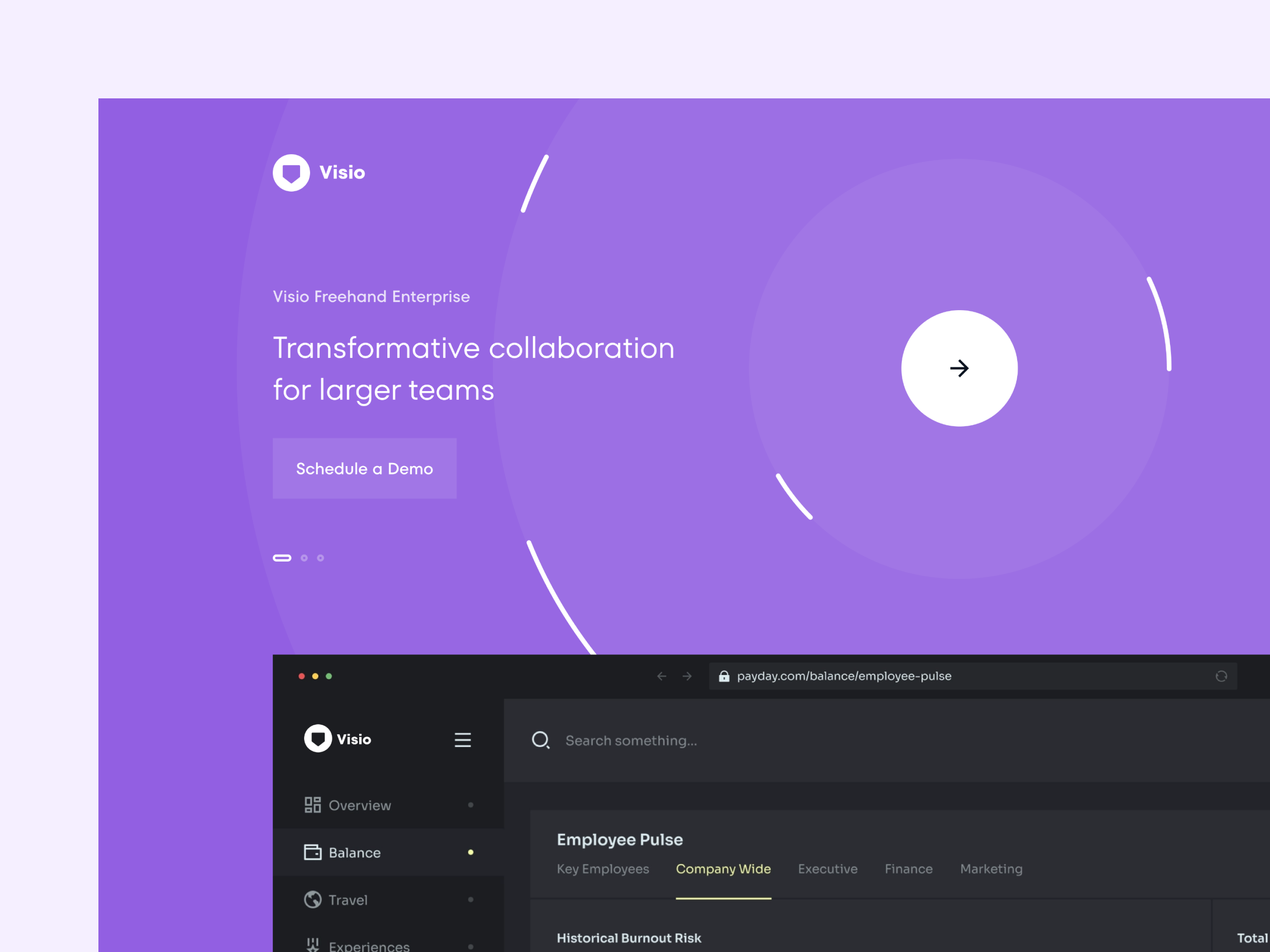 Visio Sign-in UI by Nicholas Ergemla for Steelmonk on Dribbble