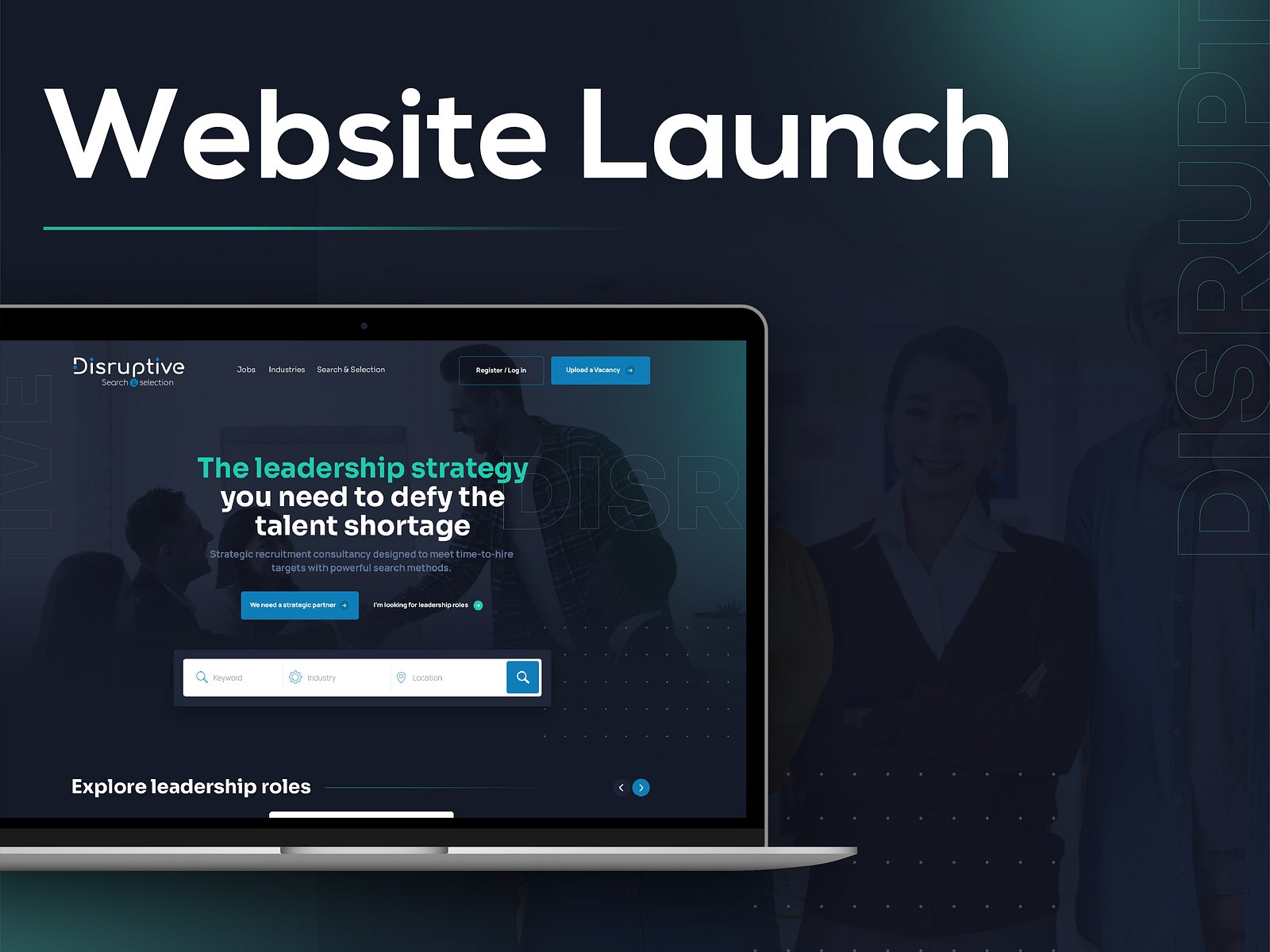 Website Launch Design by Quentin Gilon for manypixels on Dribbble