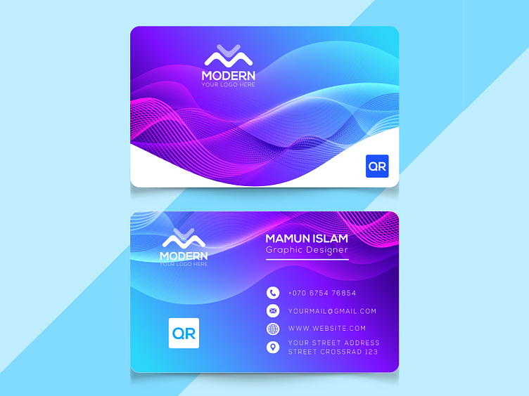 Business Card Design | Technology Business Card Design by Mamun islam85 ...