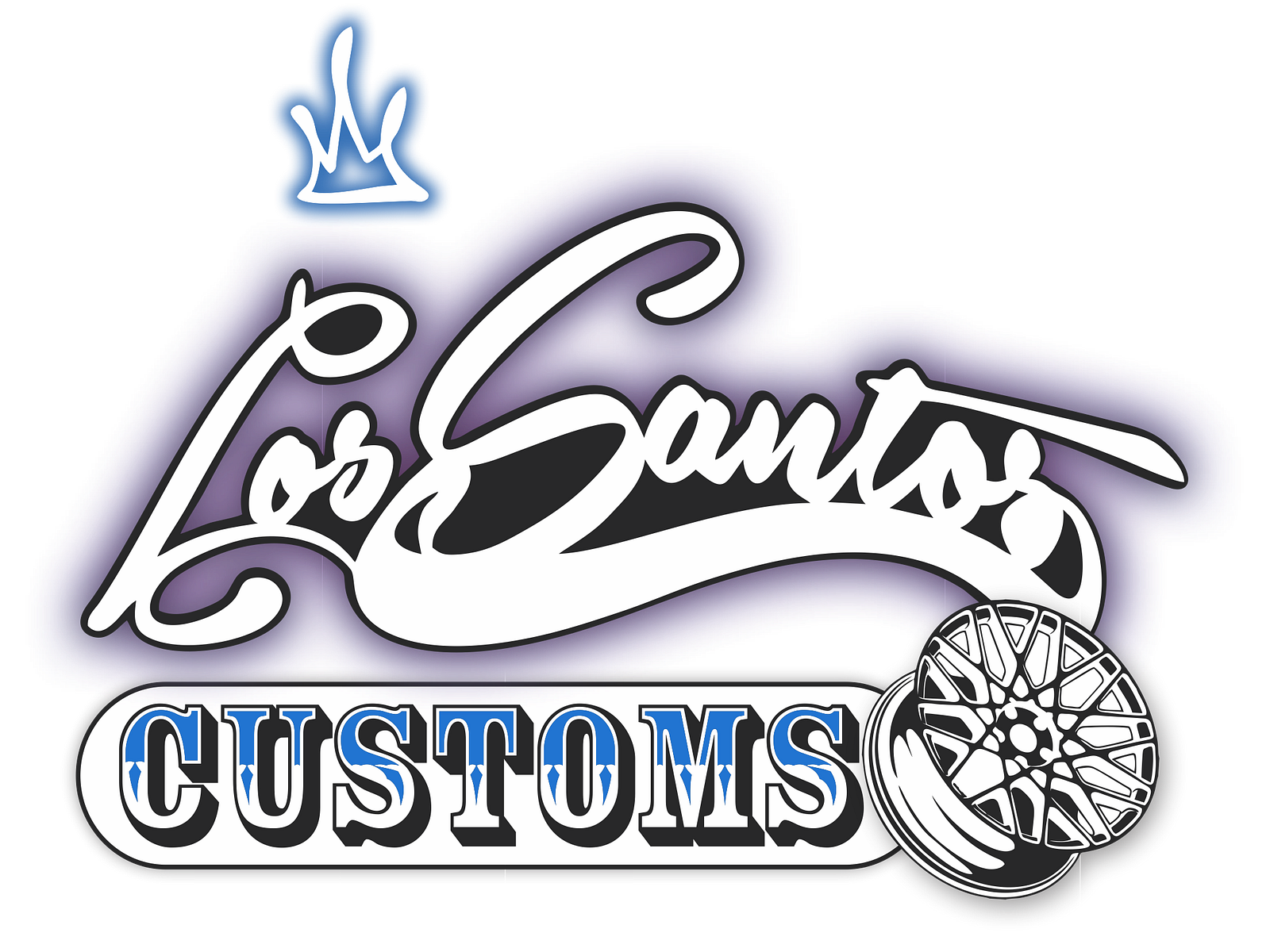 LosSantos Customs Logo by Devon Houlson on Dribbble