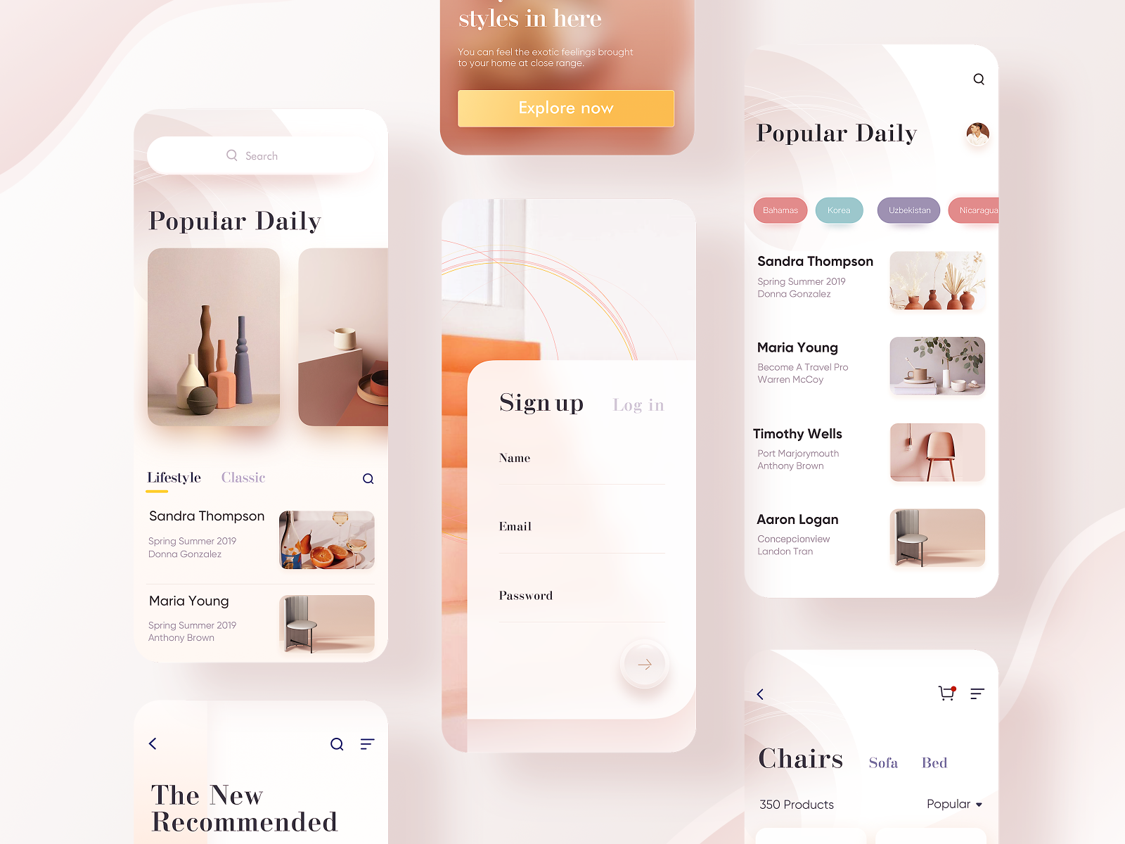 Cool user interface ui by Harper Li on Dribbble